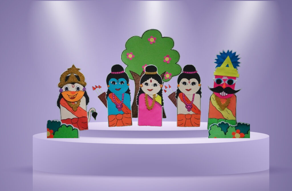 Ramayana Puppets Set – KeertisCraftshala